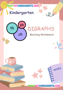 Kindergarten Digraphs Worksheets PDF - Free Early Vocabulary Practice ...
