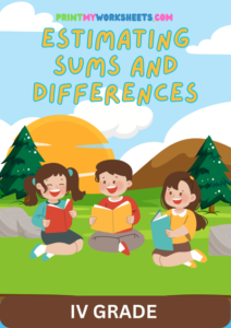 4th Grade Estimating Sums and Differences Worksheets PDF | Free ...