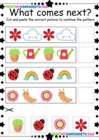 Pre-K Pattern Worksheets PDF | Free Math Downloadable - Print My Worksheets