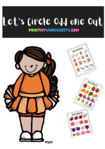 Pre-K Odd One Out Worksheets PDF | Free English Downloadable - Print My ...