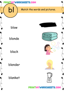 1st Grade Consonant Blends Worksheets PDF - Free Early Vocabulary ...