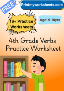 4th Grade Verbs Worksheets PDF | Free English Downloadable - Print My ...