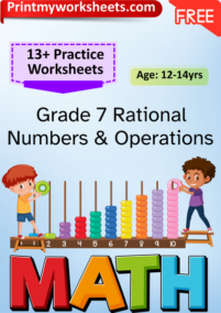 7th Grade Rational Numbers and Operations Worksheets PDF | Free Math ...