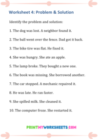 3rd Grade Literature and Story Elements Worksheets PDF | Free English ...