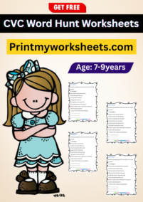 2nd Grade CVC Word Hunt Worksheets PDF – Phonics Word Search Practice ...
