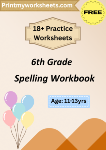 6th Grade Spelling Worksheets PDF – Word Study Practice with Answer Key ...