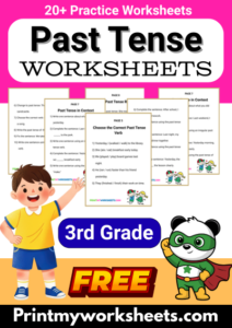 3rd Grade Past Tense Worksheets PDF — Free with Answer Key - Print My ...