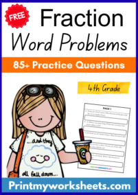4th Grade Fraction Word Problems Worksheets PDF – Multi-Step Practice ...